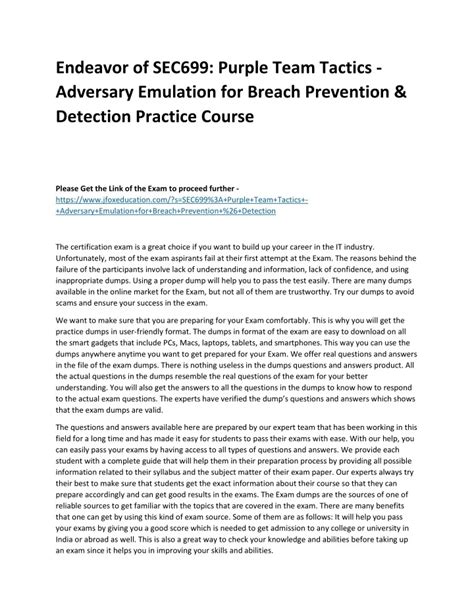 Ppt Endeavor Of Sec699 Purple Team Tactics Adversary Emulation For