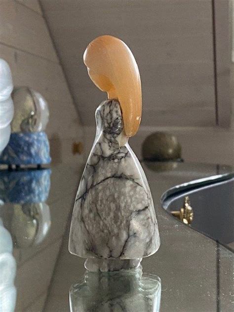 Junge Engelhafte Mädchen Figur Aus Stein 70er Jahre Gebraucht In