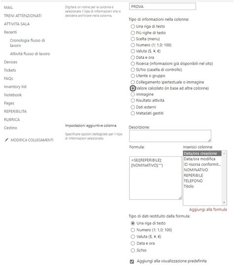 Sharepoint Online Calculated Column With If Condition Sharepoint