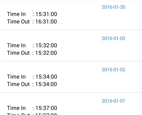 Php Display Data According To Date In Listview Stack Overflow
