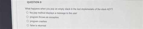 solved the stack adt has which public methods not counting