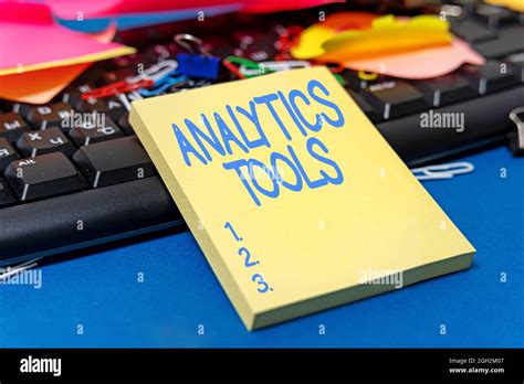 Text Sign Showing Analytics Tools Concept Meaning Pieces Of Web