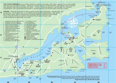 Otago Peninsula Map