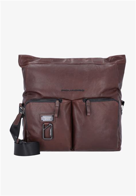 Piquadro HARPER - Sac bandoulière - dark brown/marron foncé - ZALANDO.FR