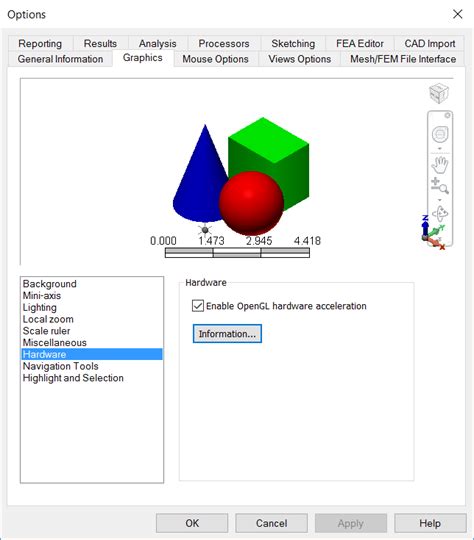 Simulation Mechanical How To Resolve Graphic Issues Involving OpenGL