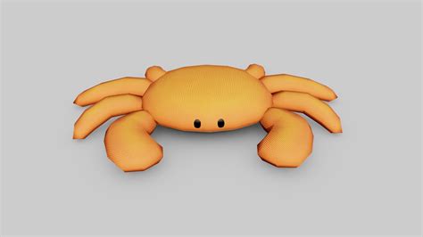 Crab Plush Toy Buy Royalty Free 3d Model By Vanessa Araújo Vanessa3d [2558acc] Sketchfab