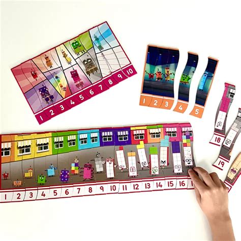 Hand2mind Numberblocks Sequencing Puzzle Set Kiedler