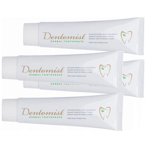 Buy Dentomist Herbal Toothpaste 50gm Each Online Classic Derma