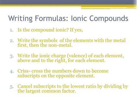 PPT Ionic Compounds PowerPoint Presentation Free Download ID