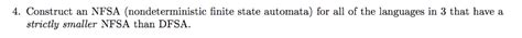 solved 4 construct an nfsa nondeterministic finite state