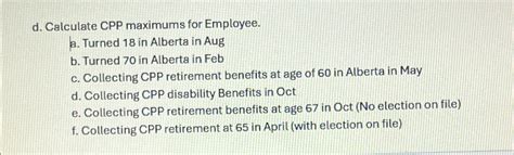 Solved D ﻿calculate Cpp Maximums For Employeea ﻿turned 18