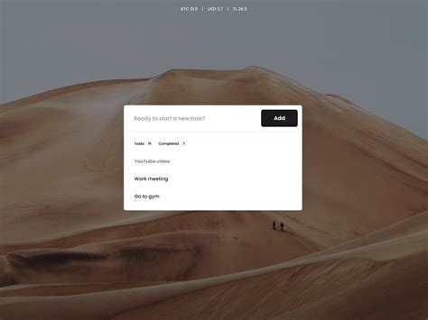 To Do Web App By Amerox On Dribbble