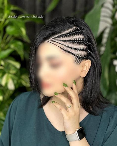 خوشگل ترین مدل های بافت مو کنار سر برای خانم های جوان