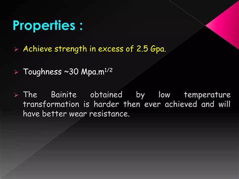 Nano Structured Bainite Ppt