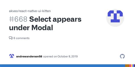 Select Appears Under Modal · Issue 668 · Akveoreact Native Ui Kitten