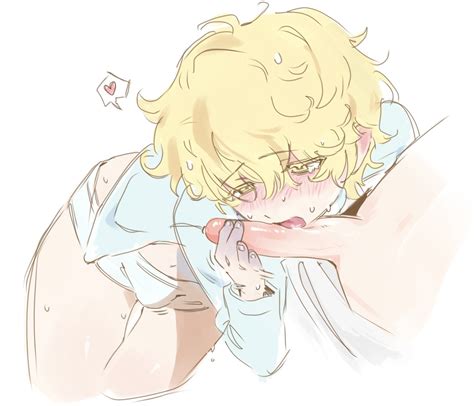 Luka Alien Stage Alien Stage Highres 2babes Blonde Hair Blue Shirt Blush Bulge Colored