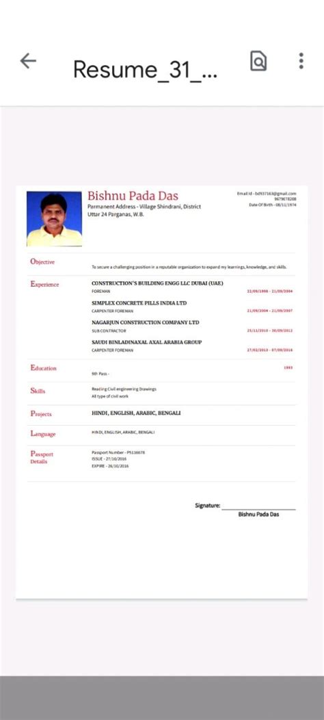 bishnu pada das posted on linkedin