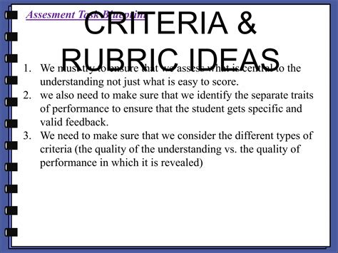 Grasp Performance Assessment Pptx
