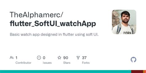 Github Thealphamercfluttersoftuiwatchapp Basic Watch App Designed