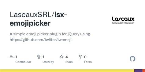 GitHub LascauxSRL Lsx Emojipicker A Simple Emoji Picker Plugin For JQuery Using Https