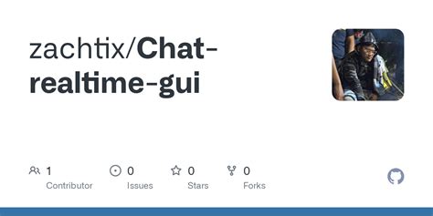 GitHub Zachtix Chat Realtime Gui