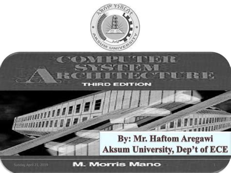 Computer Organization And Architecturech Pptx