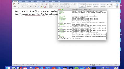 How To Install Latest Version Of Composer In Your Mac Installing Composer In Mac Through
