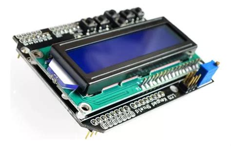 Pack 5 Shield Display 1602 Teclado Compatible Con Arduino Cuotas