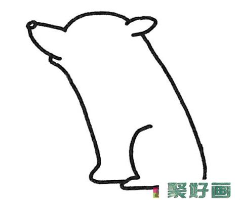 卡通狼简笔画步骤图解教程怎么画简笔画教程 画好画