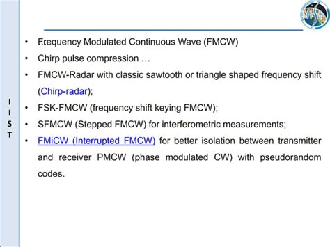 Frequency Modulated Continuous Wave Radar Pdf