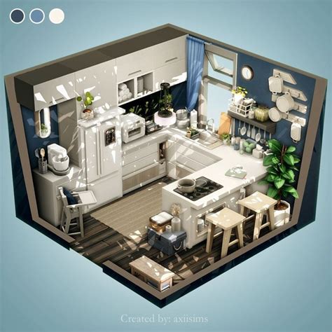 21 Stunning Sims 4 Kitchen Ideas Youll Obsess Over Sims Freeplay Houses Sims House Sims 4