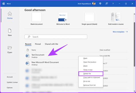 How To Delete A Word Document On Desktop Web And Mobile Guiding Tech