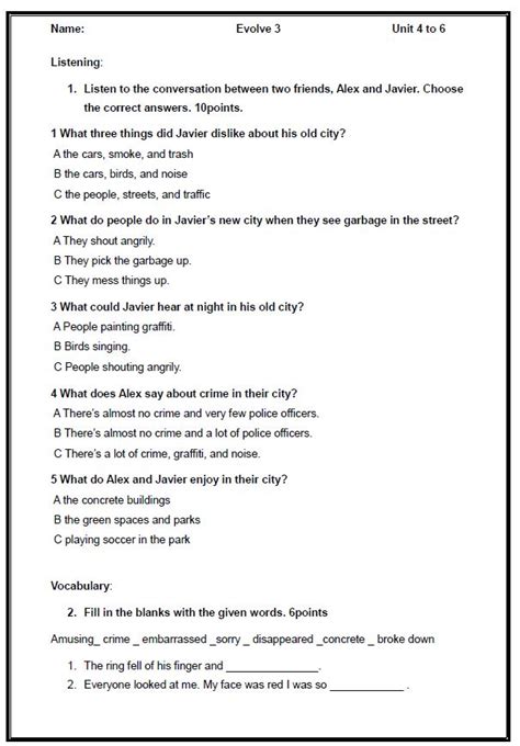 Evolve 3 Sample Tests Eltbooktests