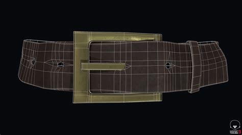 3d Model Leather Belt Turbosquid 1368043