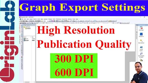 Graph Export Settings Using Originlab 2021 Drawinggraphing 25 Youtube