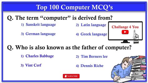 Basics Computer Mcq Questions With Answer Top 50 Computer Question Jkssb Computermcq Youtube