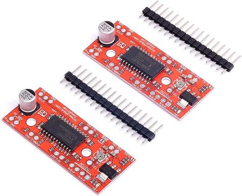 Hiletgo 2pcs A3967 Stepper Motor Drive Board Easydriver