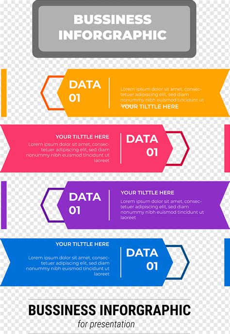 비즈니스 프레젠테이션 가로 막대용 차트 인포그래픽 Png Pngwing