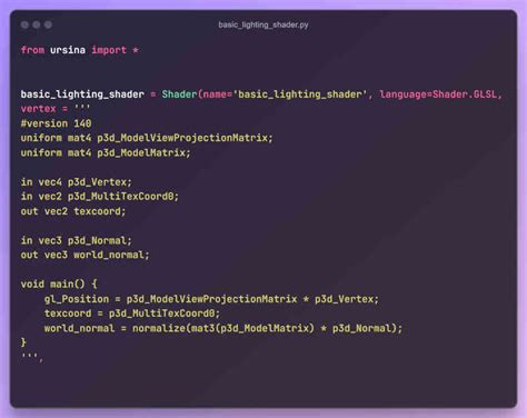 Ursina A Game Engine Powered By Python