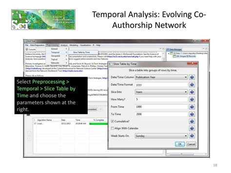 Ppt Temporal Analysis Using Sci2 Powerpoint Presentation Free