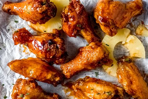 Hawaiian Style Chicken Wings • Wanderlust And Wellness