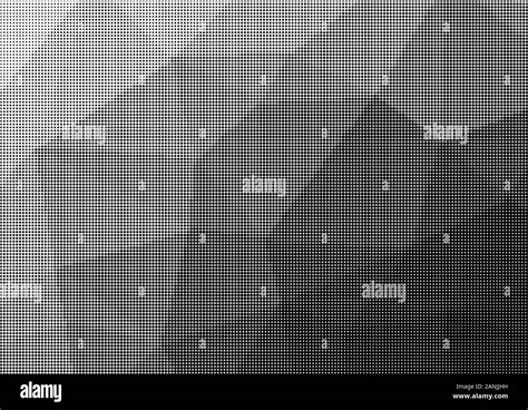Abstract Monochrome Halftone Pattern Soft Dynamic Linesvector