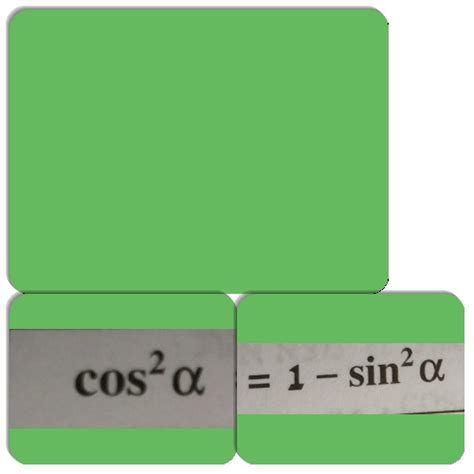 trigonometric identities match the memory