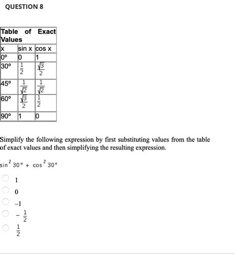 solved question 8 simplify the following expression by first