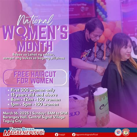 𝐍𝐀𝐓𝐈𝐎𝐍𝐀𝐋 𝐖𝐎𝐌𝐄𝐍𝐒 𝐌𝐎𝐍𝐓𝐇 𝐅𝐑𝐄𝐄 𝐇𝐀𝐈𝐑𝐂𝐔𝐓 Kap Junjun Dueñas