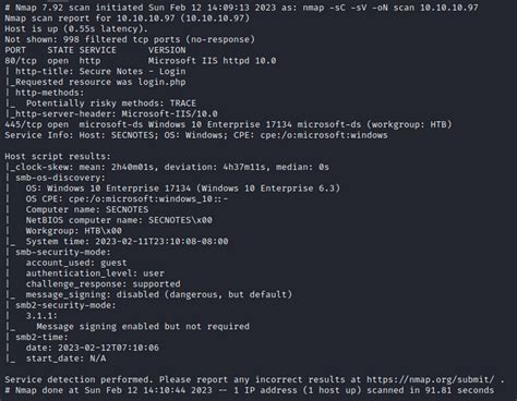Secnotes — Hackthebox Writeup Reconnaissance By Farhan Ardiya Medium