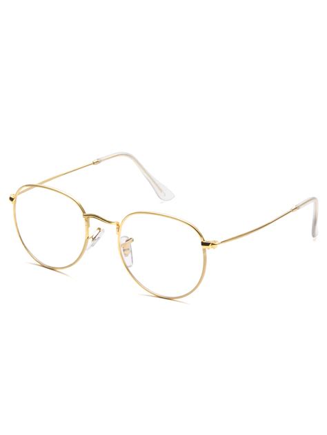 Womens Gold Frame Glasses At Roger Monday Blog