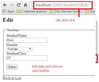 Edit And Update Modal In Asp Net Mvc
