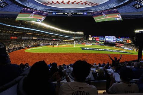 Fans Enjoy Cheering On Dodgers At Immersive Cosm Venue Los Angeles Times