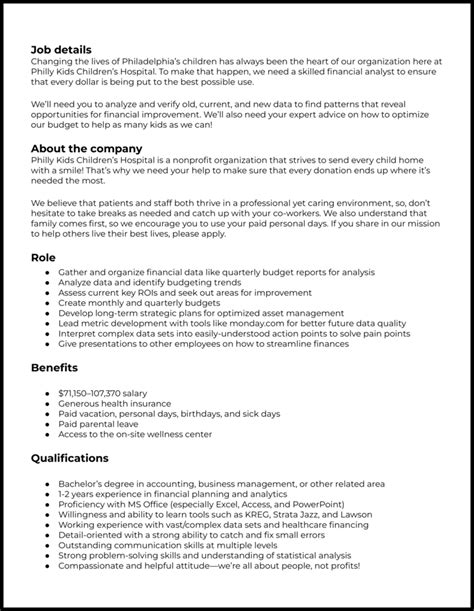 3 Financial Analyst Job Description Samples For 2023